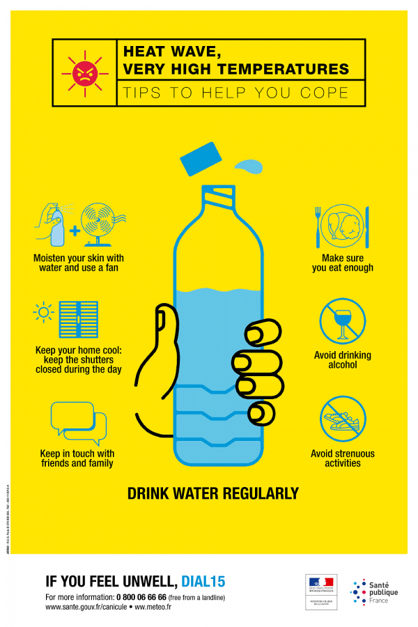 Heat wave, very high temperatures: 7 tips to help you cope